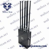 China 80W-160W Backpack Signal Jammer For GSM 3G 4G 5G GPS WIFI UHF VHF Signal Interference Capability for sale