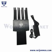 China Handheld Portable 16 Bands 3G 4G 5G WiFi UHF VHF GPS Lojack cell phone signal jammer for sale