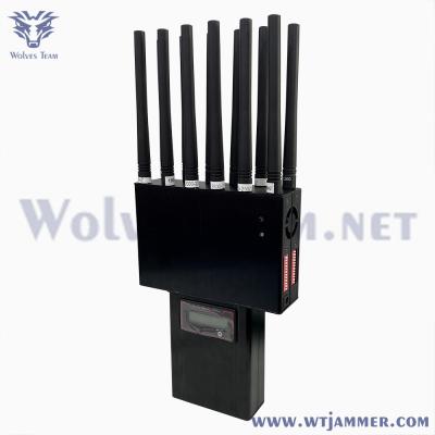 China Handheld Signal Jammer Compact Portable Device to Block Cellular WiFi GPS and Radio Signals Ensuring Privacy and Security for sale
