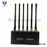 China Indoor Signal Jammer 120W Portable Multi Band Cell Phone WiFi GPS Signal Blocker with Adjustable Frequency and Long Range Coverage for sale