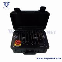 China 2 Hours Battery Operation Time Portable Signal Jammer 400W Power With Independent RF On Off Switches Allowing Control Over Each Frequency for sale