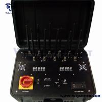 China 2 Hours Battery Operation Time Portable Signal Jammer 400W Power With Independent RF On Off Switches Allowing Control Over Each Frequency for sale