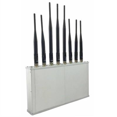 China 6 Bands Desktop 20m 6W Cell Phone Blocking Device for sale