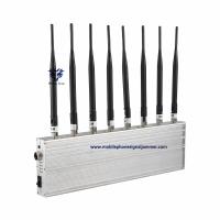 China 70W 7 channels Cell Phone Signal Jammer High Power GSM 3G 4G 5G Jamming Range 100 Meters for sale
