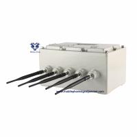 China 70W 7 channels Cell Phone Signal Jammer High Power GSM 3G 4G 5G Jamming Range 100 Meters for sale