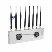 China Multi- Band  Omni-directional Antenna Remote Control WiFi 3G 4G 5g GSM Cell Phone Signal Jammer Meeting /Exam Room for sale
