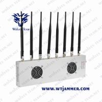 China GSM 3G 4G GPS WiFi Lojack 8 Bands 18W 40m Mobile Phone Jammer for sale
