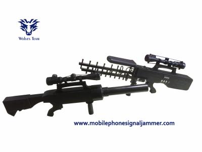 China Security Defense Drone Jamming Device Gun Shape IR Laser Telescope IP55 Waterproof Anti-Uav Drone Jammer 2000 meters for sale