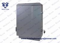 China 4G 5G Cell phone Blocker GSM CDMA PCS Prison Jammer 300 - 600M Shielding Radius For Large Sensitive Locations for sale