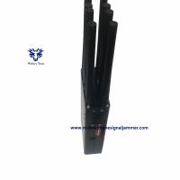 China Portable Handheld 3G 4G 5G Mobile phone Jammer GPSL1/L2/L5 WIFI Jammer AC adapte for sale