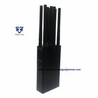 China Portable Handheld 3G 4G 5G Mobile phone Jammer GPSL1/L2/L5 WIFI Jammer AC adapte for sale