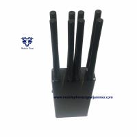 China Portable Handheld 3G 4G 5G Mobile phone Jammer GPSL1/L2/L5 WIFI Jammer AC adapte for sale