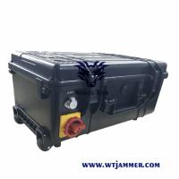 China Waterproof  Outdoor IED Bomb 9 - 12  channels  High power Mobile phone WIFI UHF VHF GPS Signal Jammer for sale