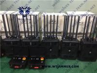 China Portable 600 Watt UHF300MHz VHF Military Signal Jammer for sale