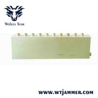 China 10 Bands 16 Watts 3G 4G GPS WiFi LoJack VHF UHF Signal Jammer for sale