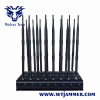 China 18 Antennas 60M All In One GPS WiFi Mobile Phone Signal Jammer for sale