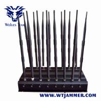 China 18 Antennas 60M All In One GPS WiFi Mobile Phone Signal Jammer for sale