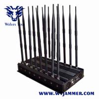 China 18 Antennas 60M All In One GPS WiFi Mobile Phone Signal Jammer for sale