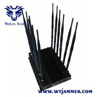 China 12 Bands 50m 20W GSM DCS 3G 4G WIFI GPS RF Signal Jammer for sale