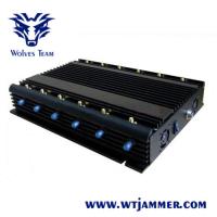China 12 Bands 50m 20W GSM DCS 3G 4G WIFI GPS RF Signal Jammer for sale
