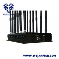 China 12 Bands 50m 20W GSM DCS 3G 4G WIFI GPS RF Signal Jammer for sale