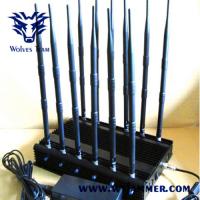 China 12 Bands 50m 20W GSM DCS 3G 4G WIFI GPS RF Signal Jammer for sale