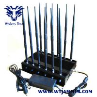 China 12 Bands 50m 20W GSM DCS 3G 4G WIFI GPS RF Signal Jammer for sale