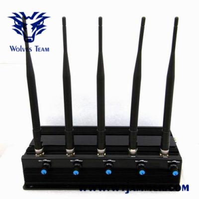 China Powerful 11W 40m CDMA GSM Cell Phone And Wifi Jammer for sale