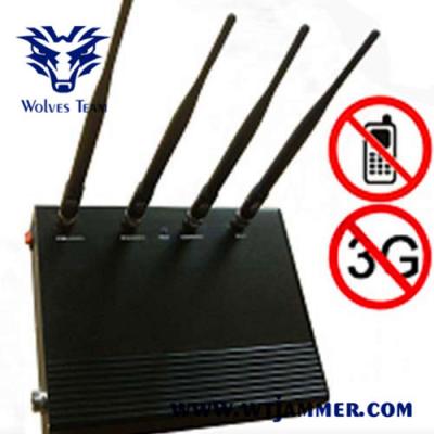 China 25 Meters 5 Bands Cell Phone Signal Jammer For Hospital for sale