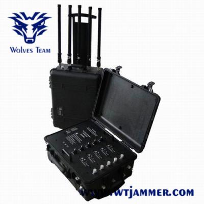China Remote Control 60 Meters 50W High Power IED Bomb Jammer for sale