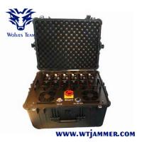 China Portable 8 Bands GPS 2G 3G 4G GSM 530W RCIED IED Bomb Jammer for sale