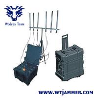 China Portable 8 Bands GPS 2G 3G 4G GSM 530W RCIED IED Bomb Jammer for sale