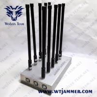 China Newest 10 Bands Adjustable Customized GPS 3G 4G 5G High Power All Cell phone Signal Jammer​ for sale