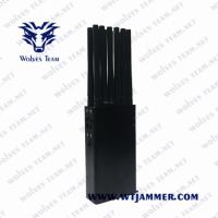 China All Frequency 12 antennas 12W handheld cell phone jammer for sale