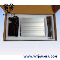 China GSM CDMA 3G WIFI 5 Antenna 60m 25W Indoor Signal Jammer for sale