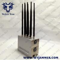 China 8 Channels Indoor 40m 18W High Power Mobile Phone Jammer for sale