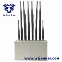 China 50W 14 Band Desktop Wi-Fi Lojack CDMA GSM Signal Jammer for sale