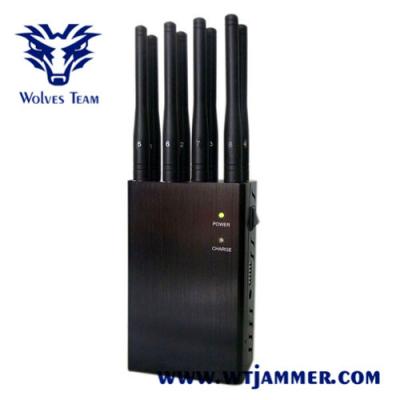 China 8 Antenna 20M 6W WiFi 3G 4G Mobile Phone Jammer for sale