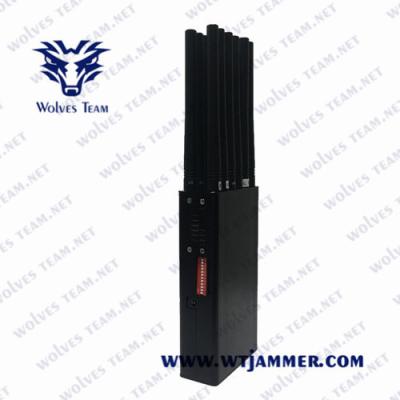 China 3G 4GLTE 4GWIMAX 12 Antennas 30M 12W All In One Jammer for sale