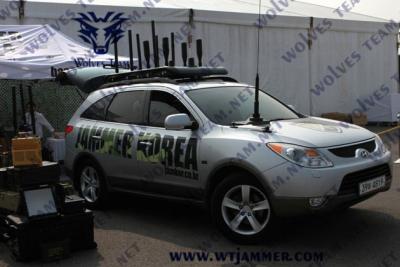 China 200 Meters 230W RF Bomb GSM 3G 4G Portable Signal Jammer for sale