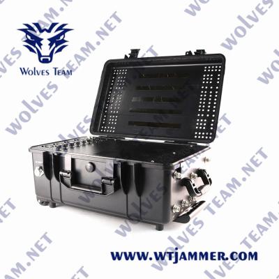 China WIFI5.8G GPS 2500m 600W Outdoor Signal Jammer For Uav for sale