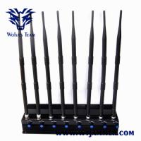 China Multifunctional 3G 4G Cell Phone Jammer , Wifi Signal Jammer High Gain Antennas for sale