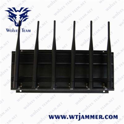 China 8 Bands Adjustable Powerful 3G 4G All Cell phone  WIFI GPS Lojack Jammer for sale