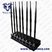 China 8 Bands Adjustable Powerful 3G 4G All Cell phone  WIFI GPS Lojack Jammer for sale