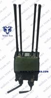 China 40W 50m GSM DCS 3G 4GLTE Backpack Signal Jammer for sale