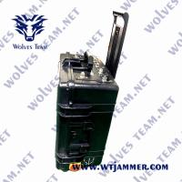 China Portable WiFi/Bluetooth2.4g 5.8g 3G 4G Mobile Phone Signal Jammer Jamming Range up to 1Km for sale