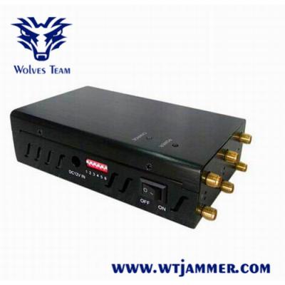 China Remote Control 12W GPS L1/L2/L5 Lojack Mobile Phone Jammer for sale