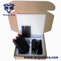 China Handheld 12W CDMA GSM 3G 4G 5G WiFi Lojack Signal Jammer for sale