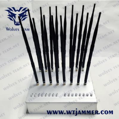 China 16 Antennas 3G 4GLTE 4GWimax 35W Mobile Phone Jammer for sale