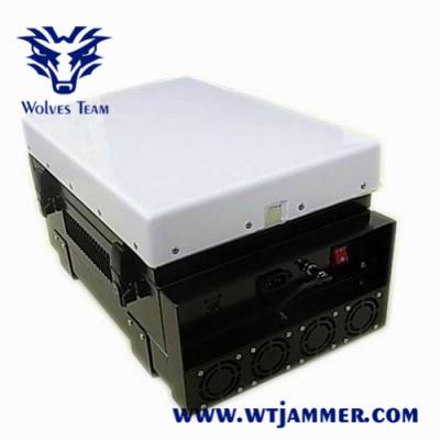 China Military 350W High Power Waterproof Outdoor Portable RF GPS WIFI Signal UAV Drone Jammer for sale
